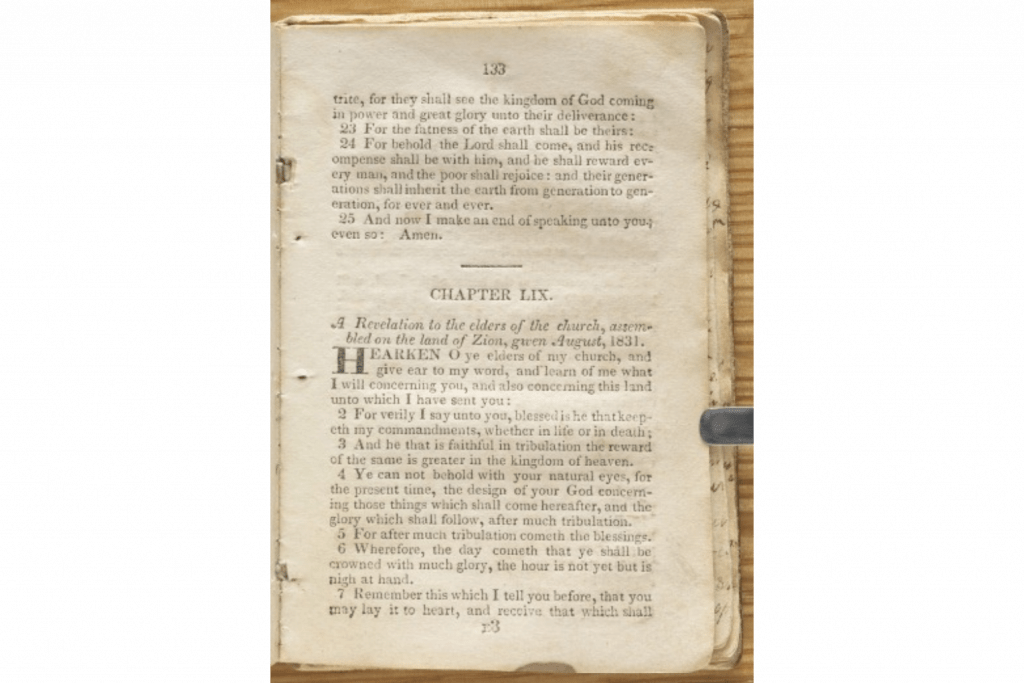 Historical Context and Background of D&C 58 | Doctrine and Covenants ...