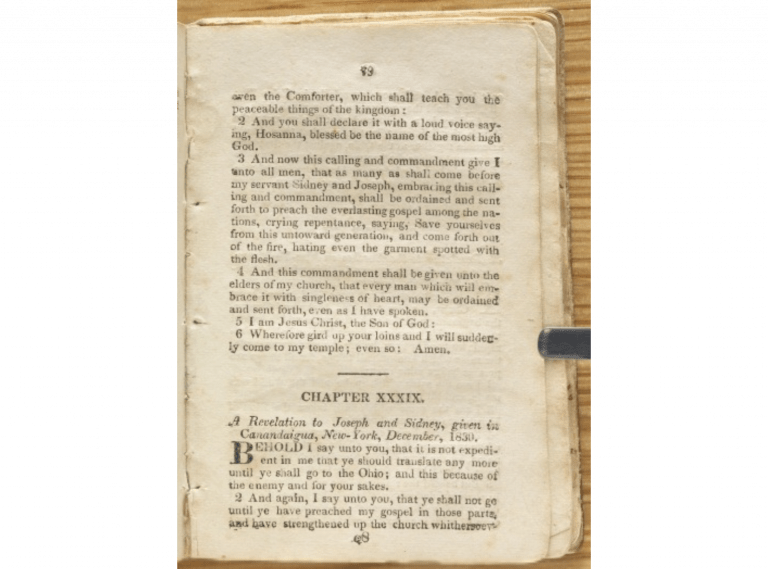 Historical Context and Background of D&C 37 | Doctrine and Covenants ...