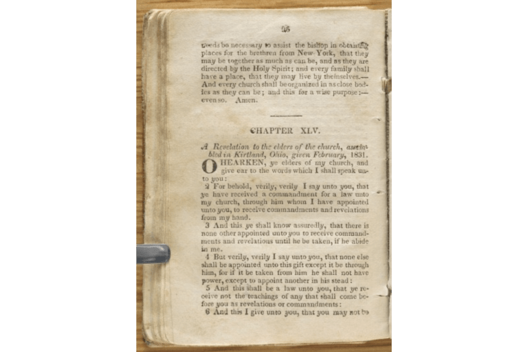 Historical Context and Background of D&C 43 | Doctrine and Covenants ...