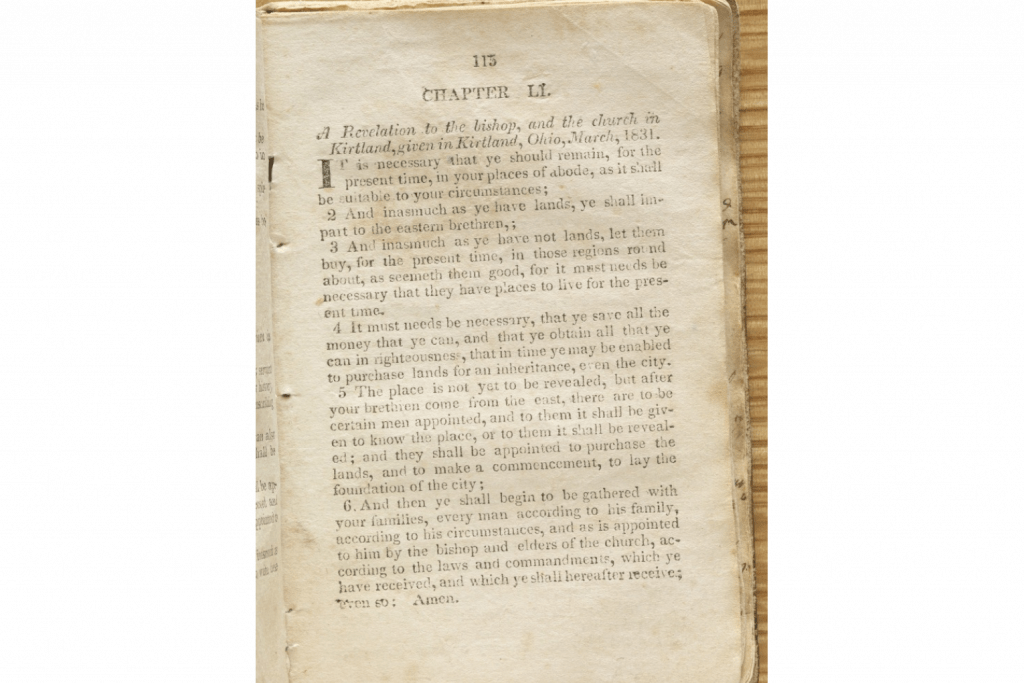 Historical Context and Background of D&C 48 | Doctrine and Covenants ...