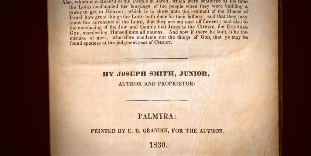 Was Joseph Smith the “Author” of the Book of Mormon? | Doctrine and ...